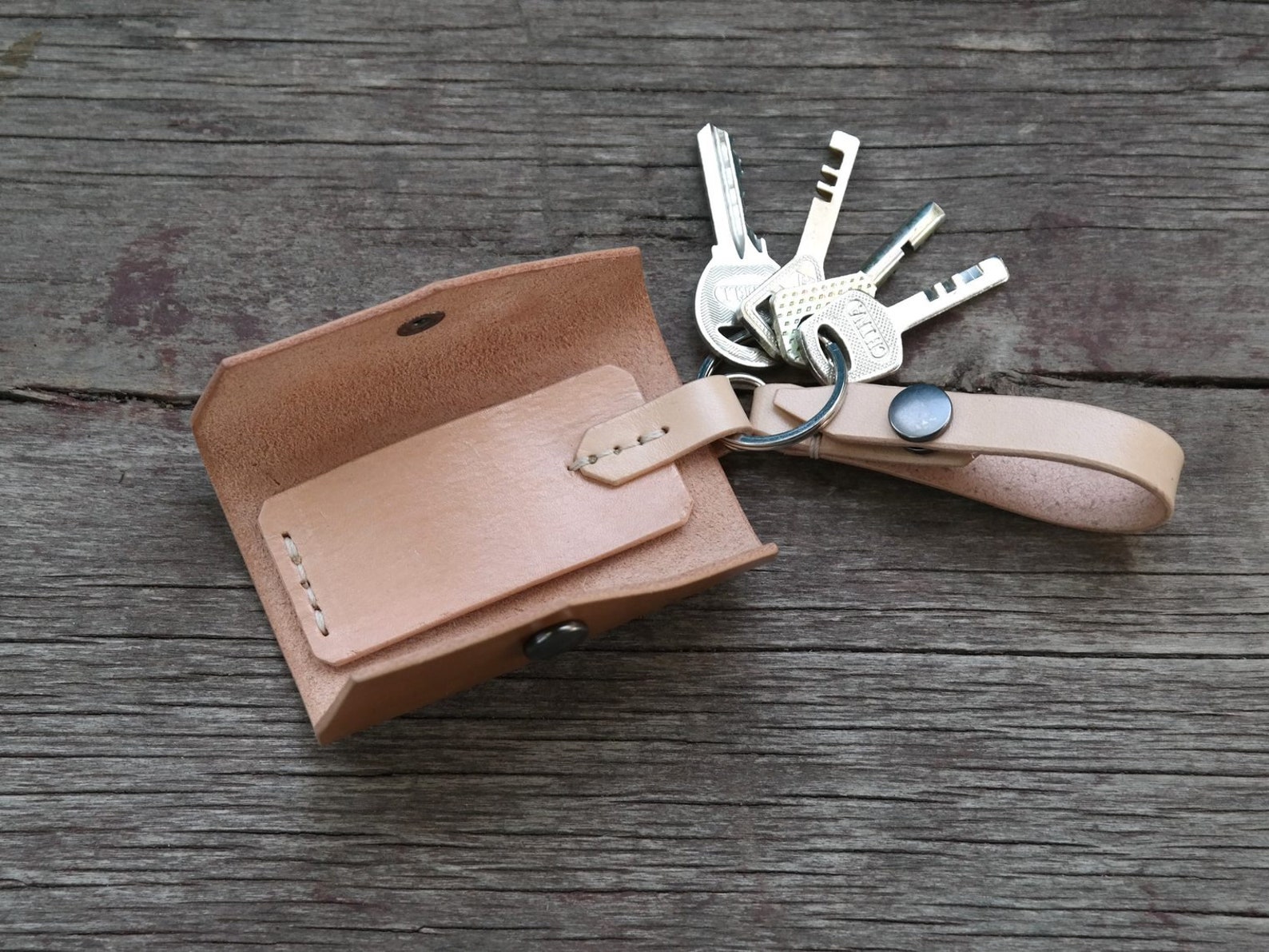 Leather Key Holder PDF Pattern. Leather Key Pouch. Key Bag. | Etsy