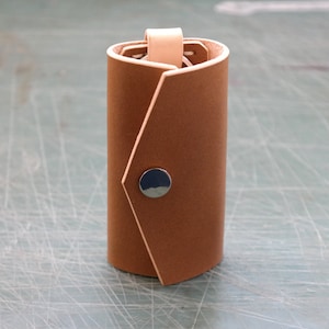 Leather Key Holder PDF Pattern. Leather Key Pouch. Keys Cover. Leather ...