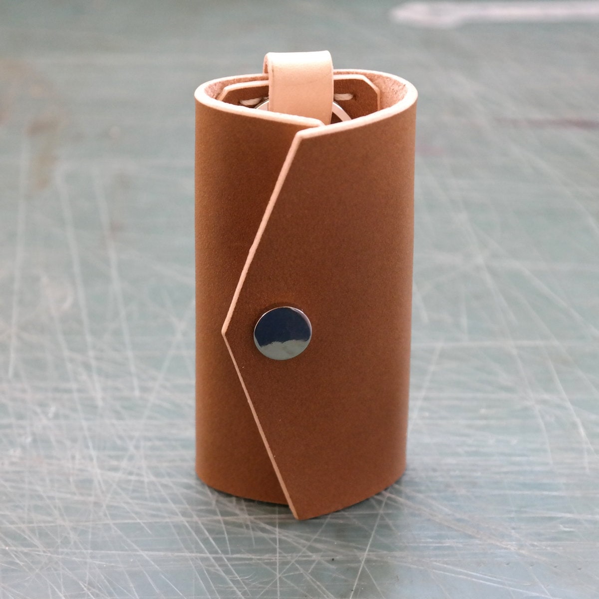 Leather Key Holder PDF Pattern. Leather Key Pouch. Keys Cover. Leather ...