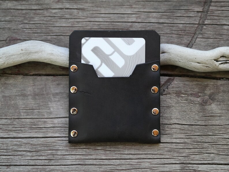 Leather Card Holder PDF Pattern. Template of Pocket Non - Etsy