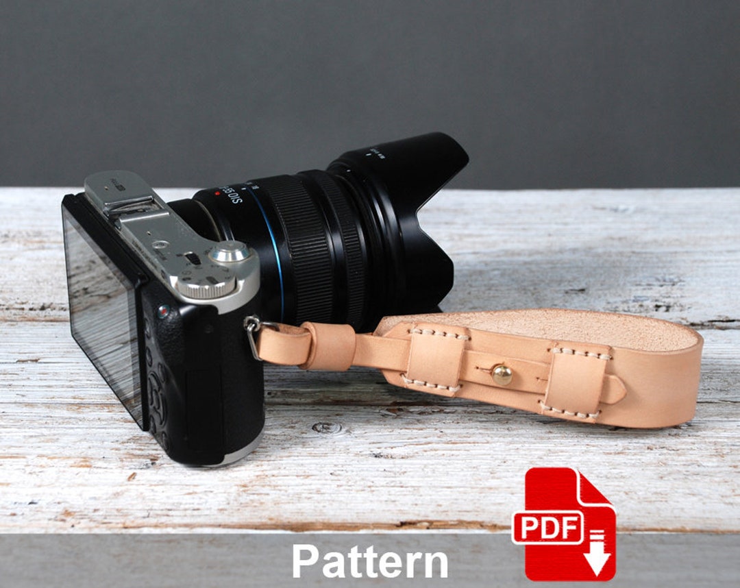 Adjustable Hand Strap for Mirrorless Camera. Leather Craft Pattern Pdf ...