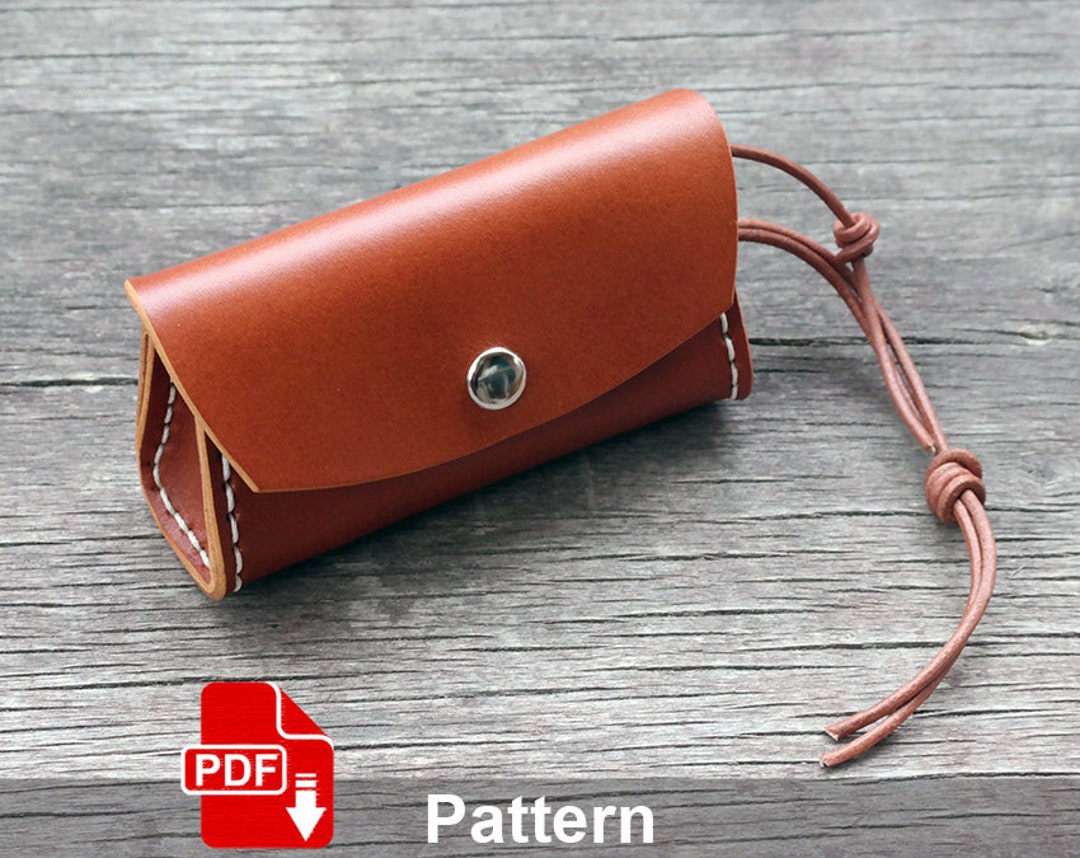 Leather Key Holder PDF Pattern. Leather Key Pouch. Cute Mini Bag ...