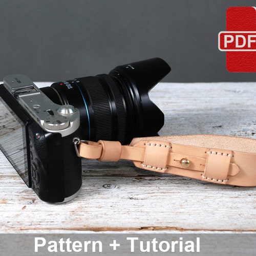 Leather Pattern / Leather Camera Strap / PDF Leather Pattern - Etsy