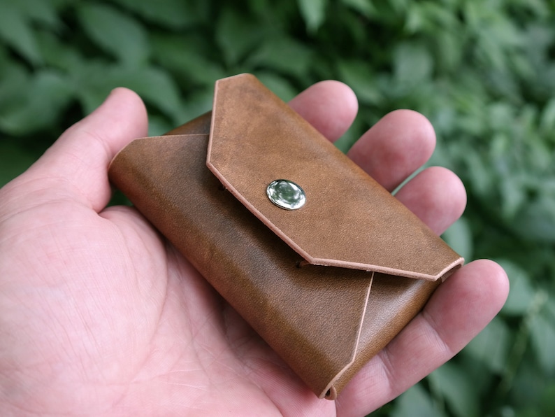 Leather Business Card Holder PDF Pattern. Template of Pocket - Etsy