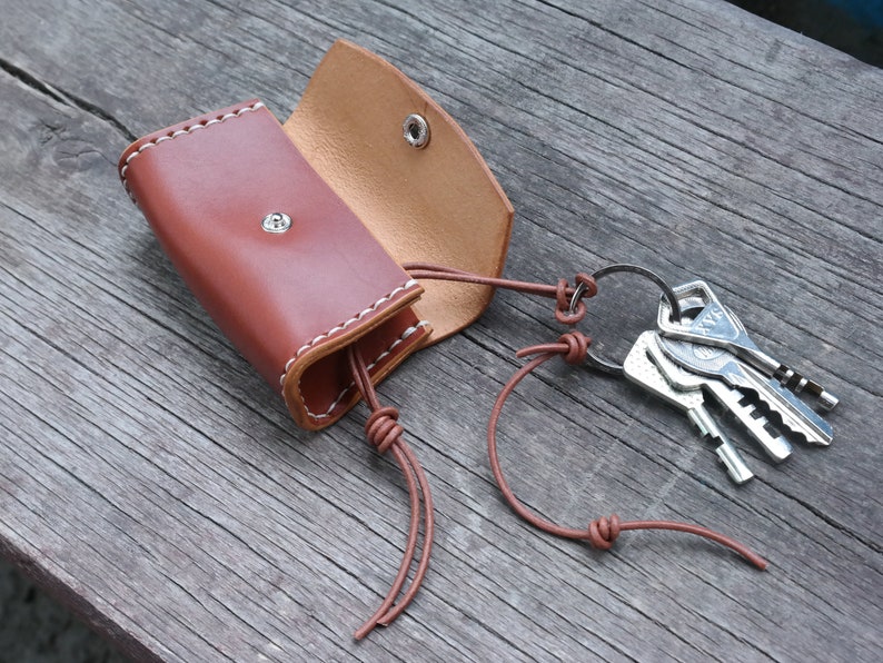 Leather Key Holder PDF Pattern. Leather Key Pouch. Cute Mini - Etsy