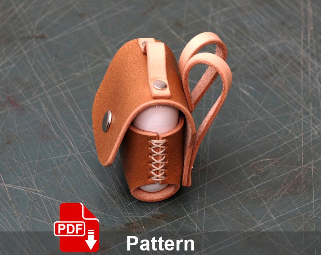 Leather Airpods Case PDF Pattern. Earphone Pouch. Mini Bag Pattern ...