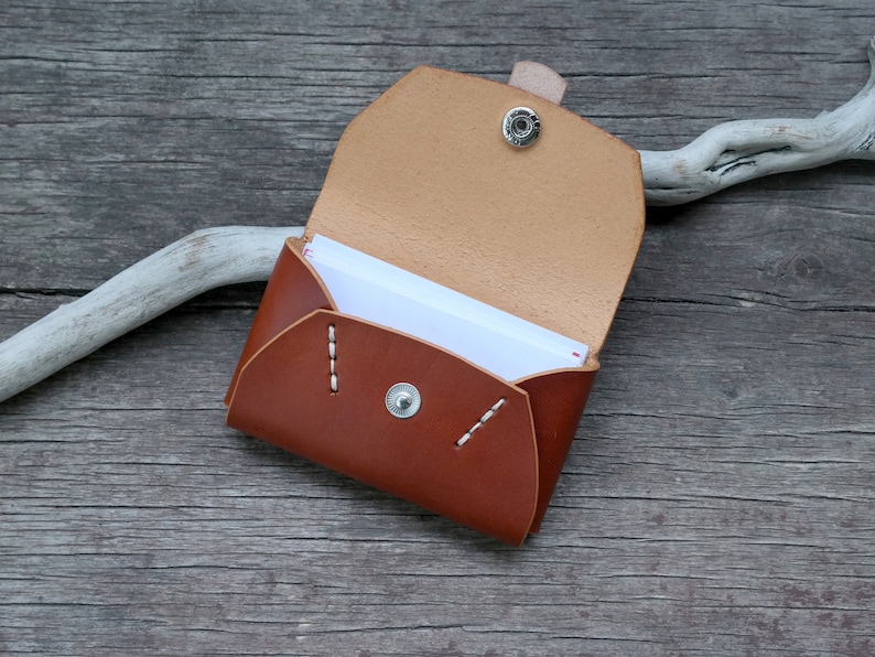Leather Business Card Holder PDF Pattern. Template of Pocket - Etsy