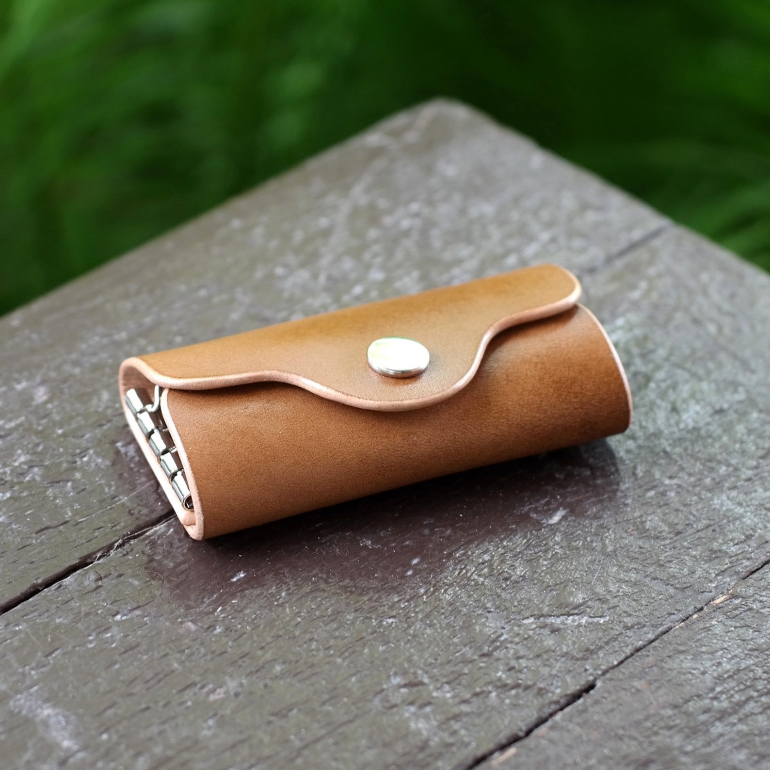 Leather key holder PDF Pattern. Leather key pouch. Keys cover. | Etsy