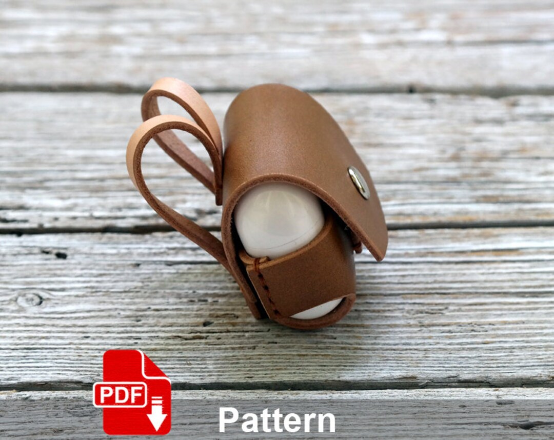 Leather Airpods Case PDF Pattern. Earphone Pouch. Mini Bag Pattern ...