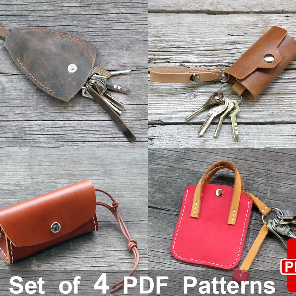 Leather Car Key Case Pattern - Etsy