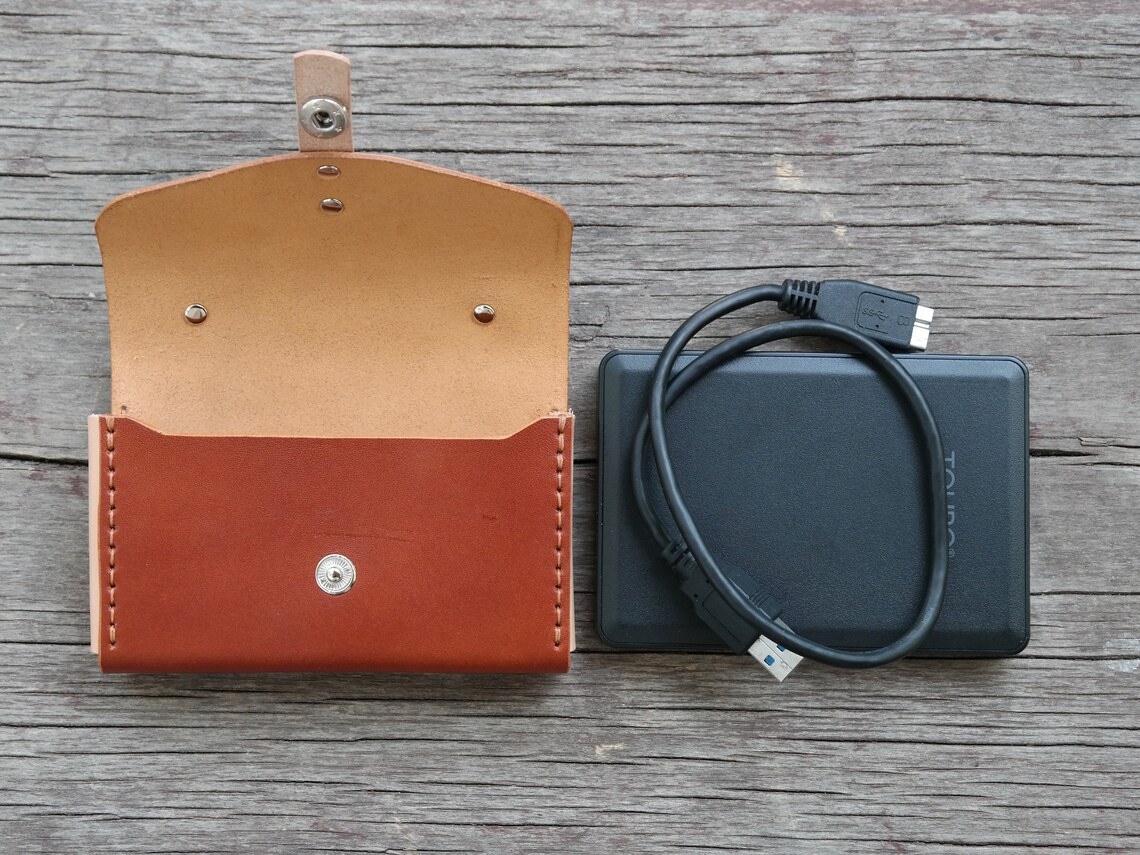 Leather Case for External HDD. Leather PDF Pattern. Hard Disk - Etsy