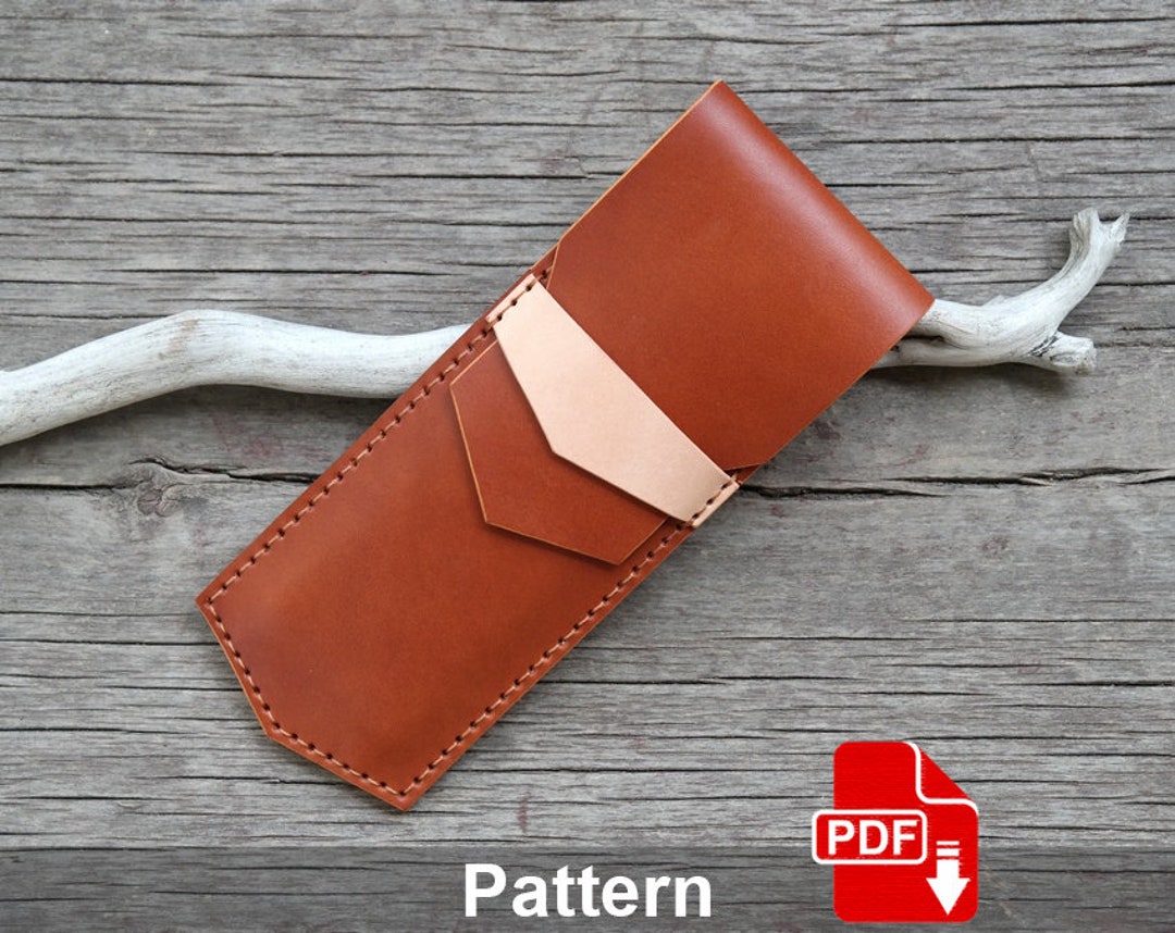 Leather Pencil Case. Simple Pencil Case PDF Pattern. Pencil Pouch ...