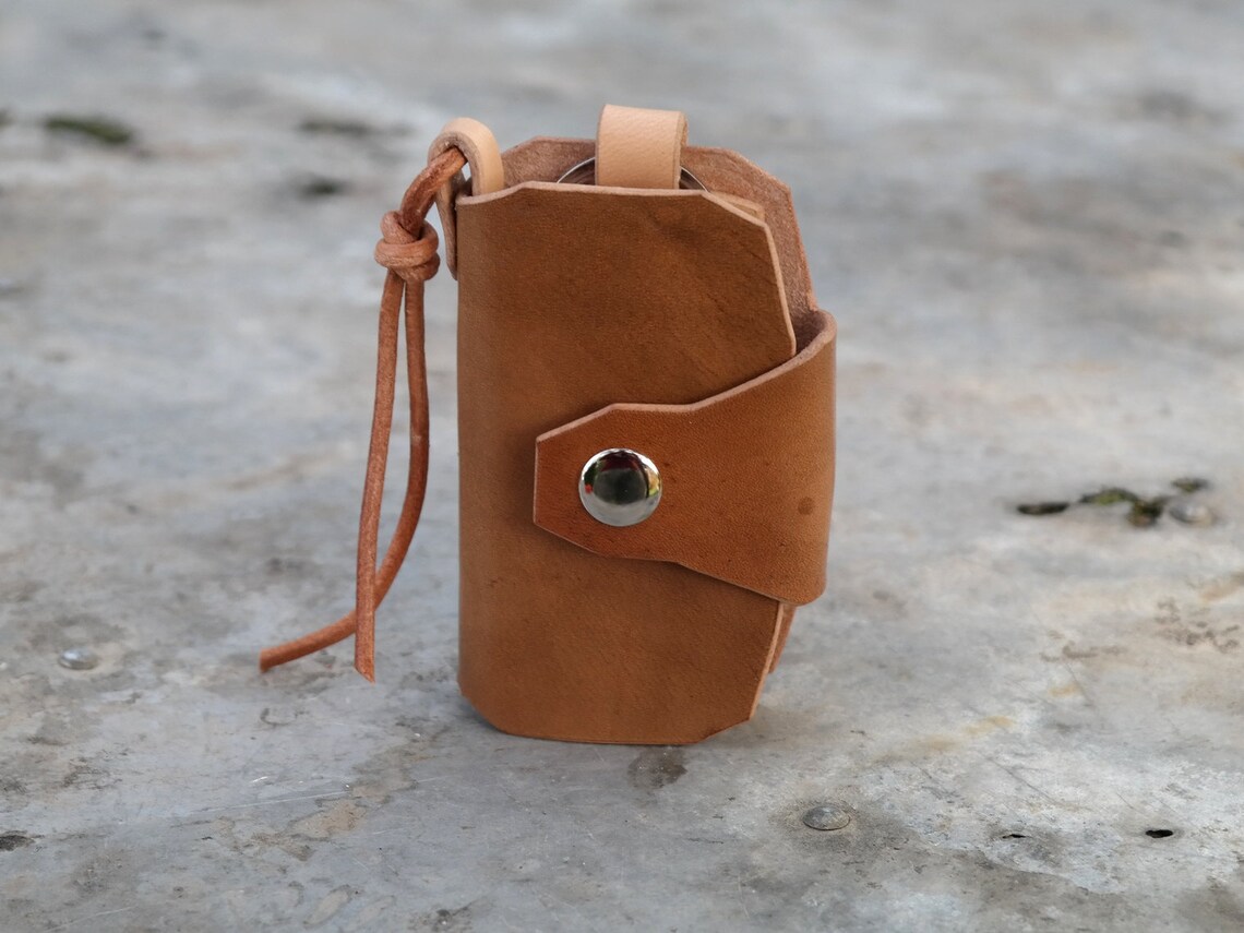 Leather Key Holder PDF Pattern. Leather Key Pouch. Key Bag. | Etsy