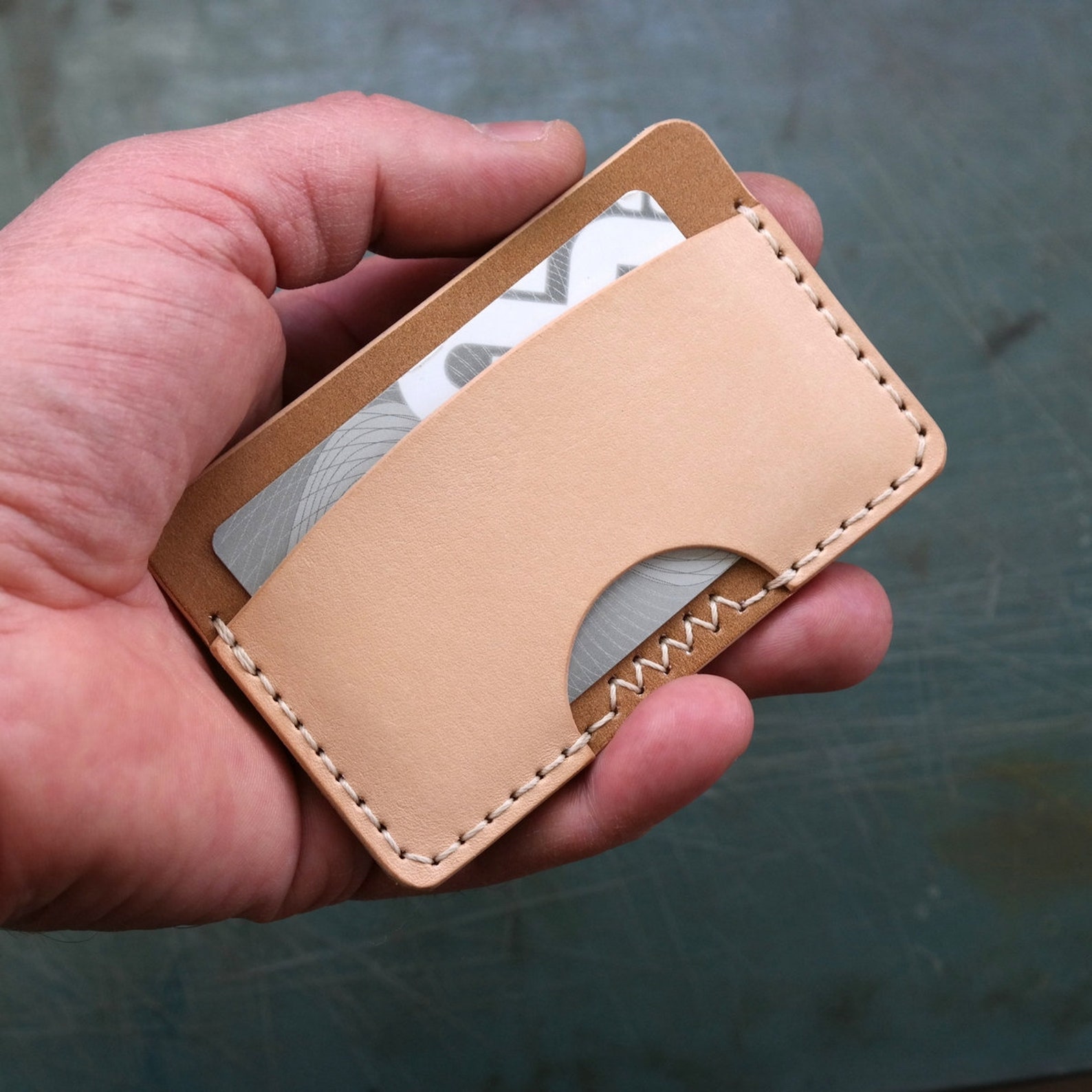 Leather Card Holder PDF Pattern. Template of Pocket Mini - Etsy