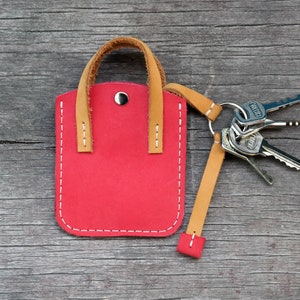 Leather Key Holder PDF Pattern. Leather Key Pouch. Cute Mini Bag ...
