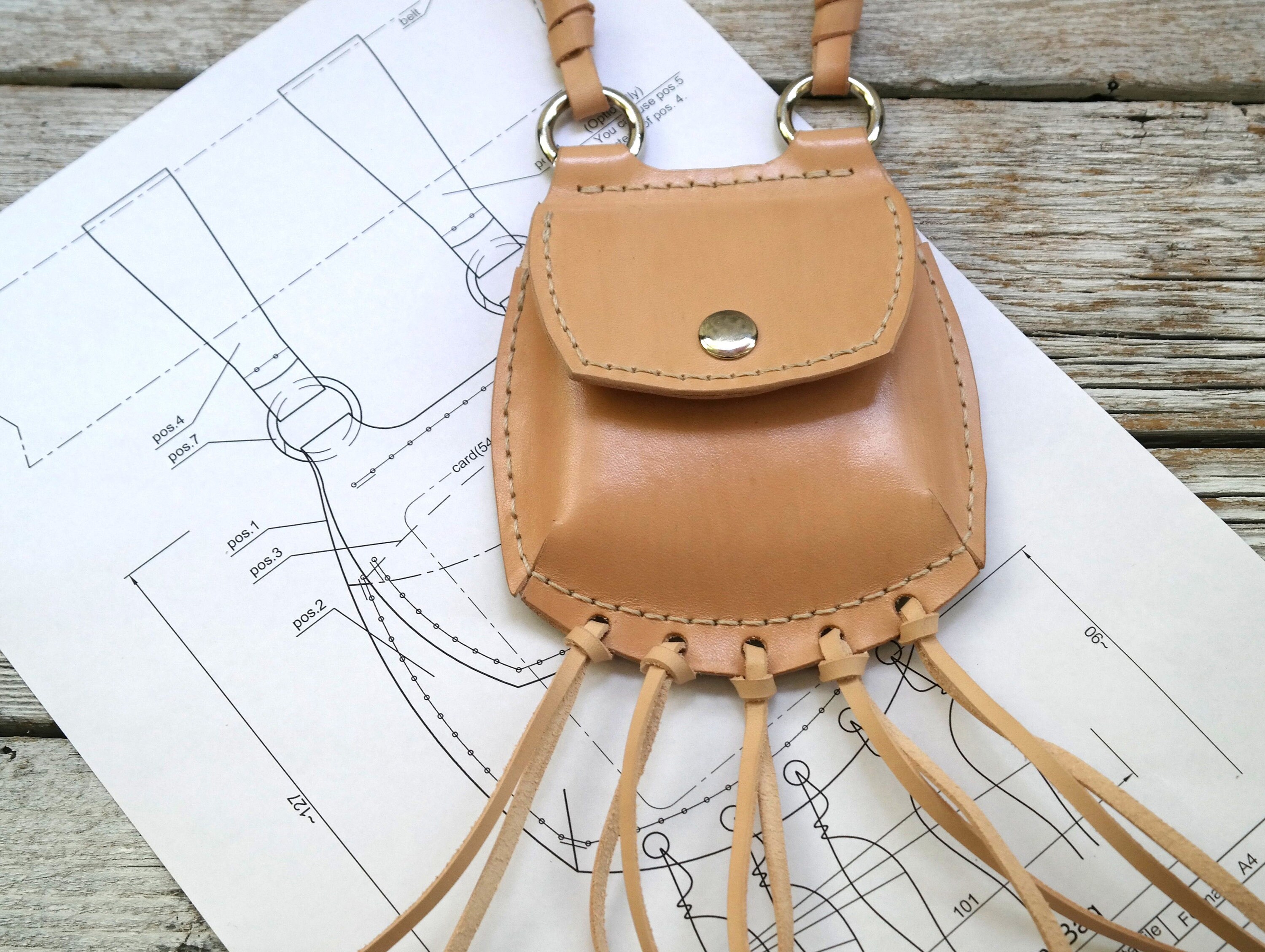 Leather Cute Mini Bag PDF Pattern. Template Small Crossbody - Etsy