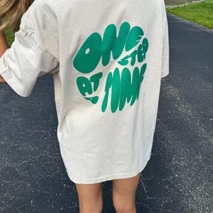 One Step at a Time Oversized T-shirt - Etsy