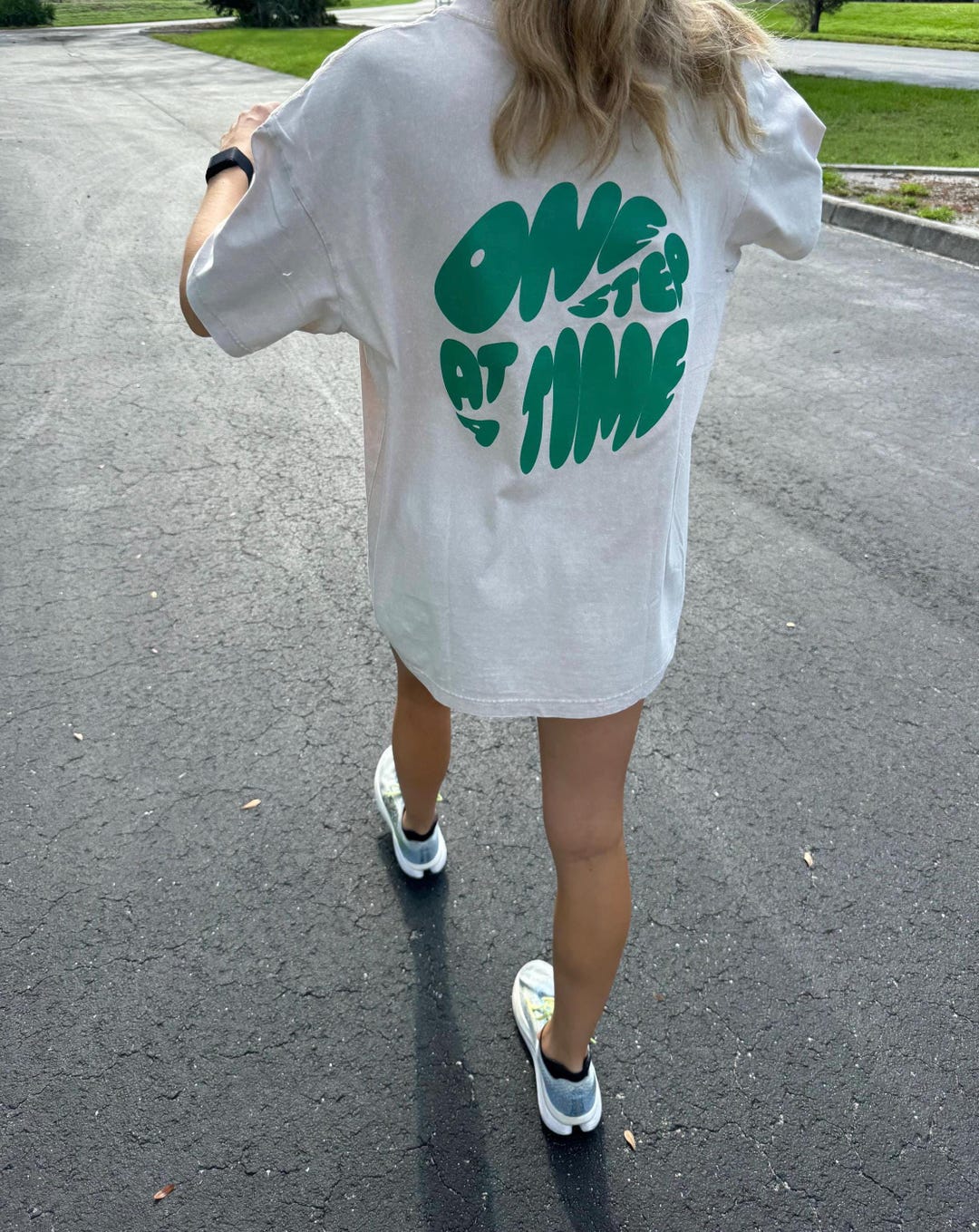 One Step at a Time Oversized T-shirt - Etsy