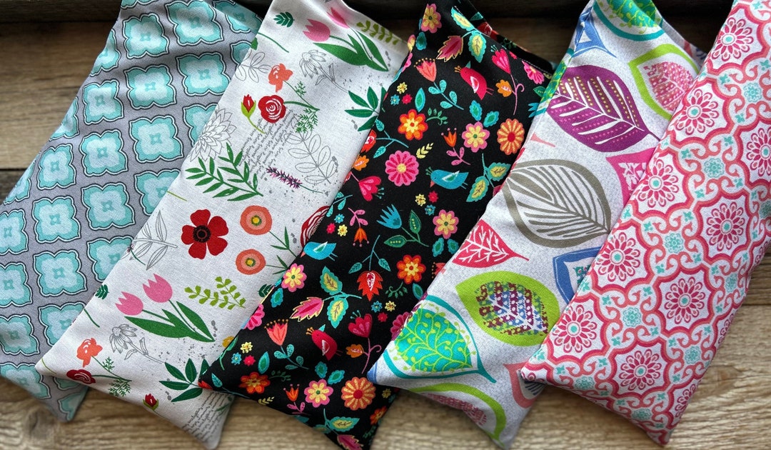 Hot or Cold Eye Pillow With Organic Flax Seed / Add Lavender / 18 ...