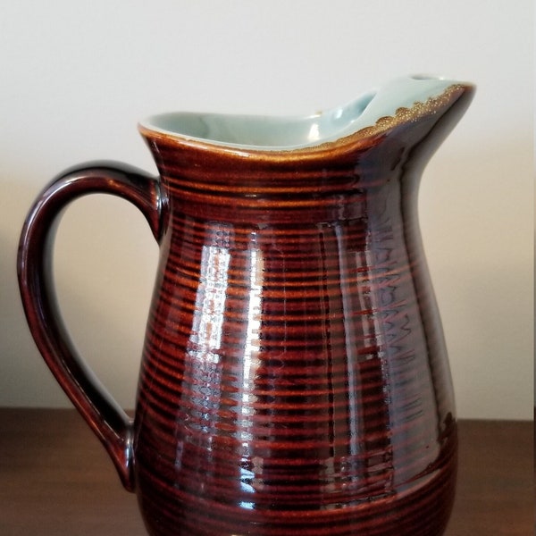 Red Ceramic Pitcher - Etsy