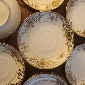 Broken China Discontinued Noritake 175 Gold Christmas Ball Dinnerware ...