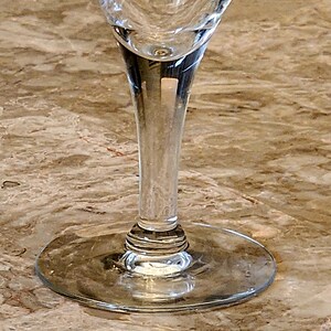 Liquor Cocktail Glass V Shape Mid Century Etched Cut Fine Wheat by ...
