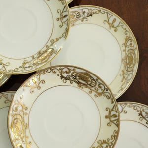 Broken China Discontinued Noritake 175 Gold Christmas Ball Dinnerware ...