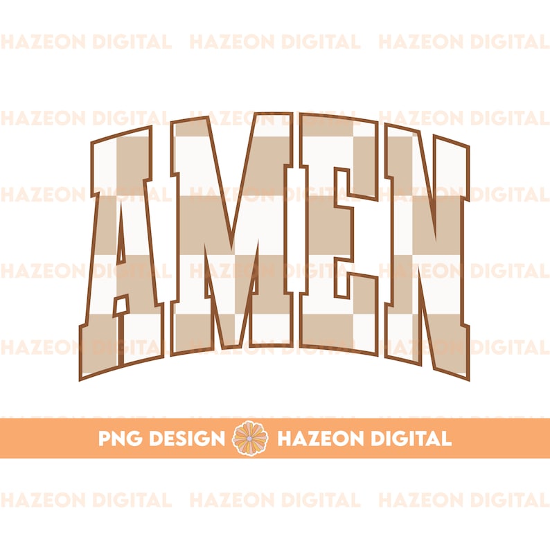 Trendy Christian Amen PNG Checkered Varsity Png Jesus Png Christian ...