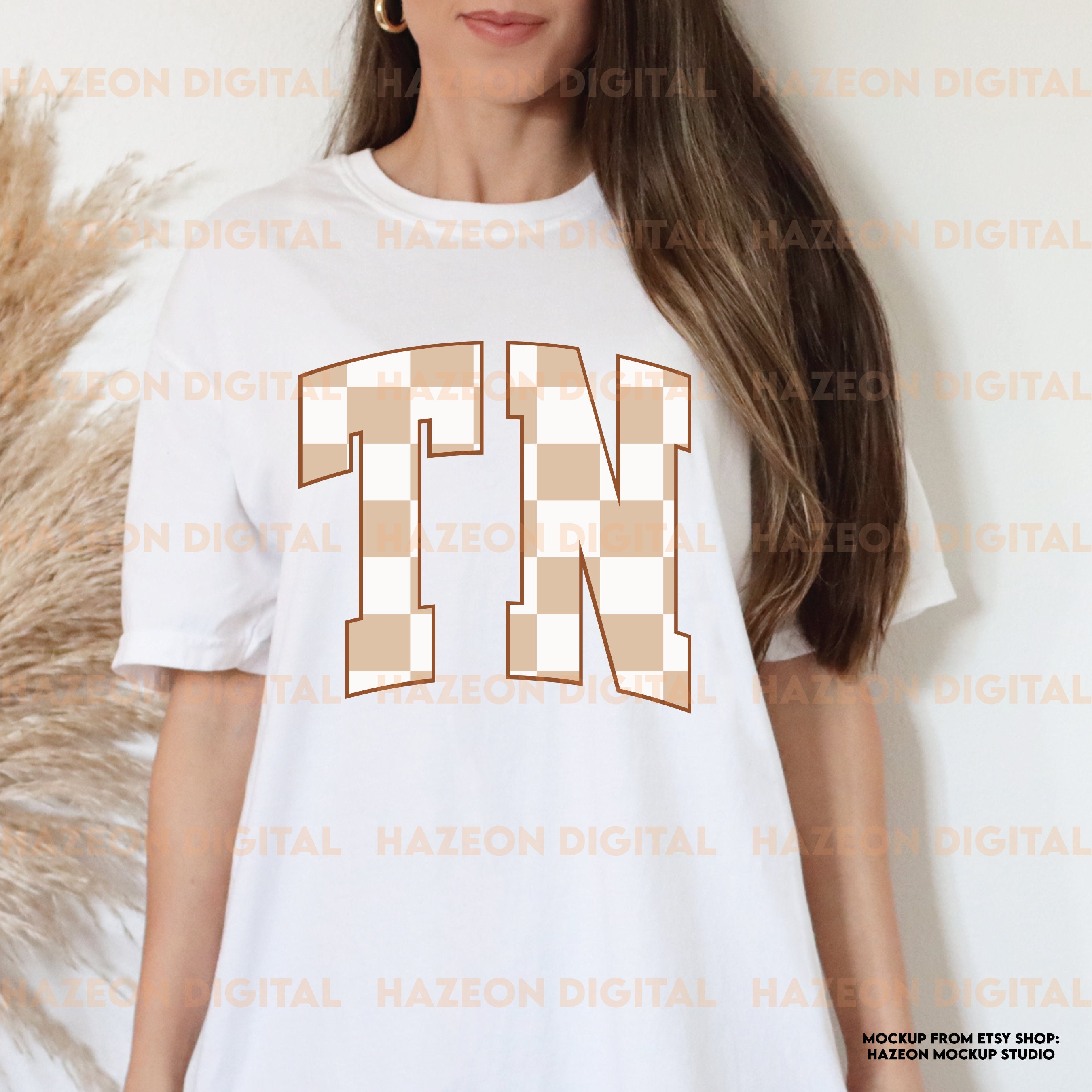 Trendy Retro Tennessee PNG Checkered Varsity Popular Aesthetic Trendy ...