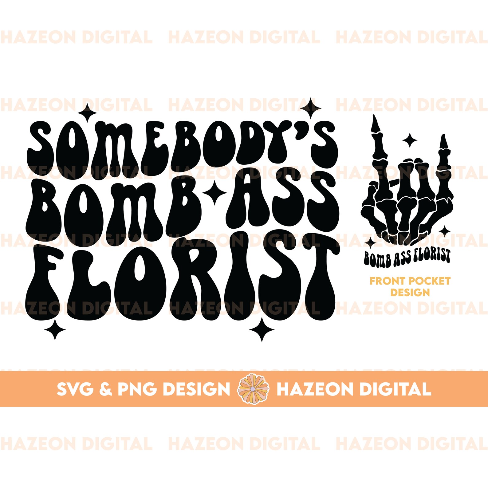 Somebodys Bomb Ass Florist SVG PNG Florist Funny Trendy - Etsy