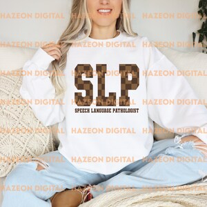Trendy Retro SLP Speech PNG Speech Language Pathologist Checkered ...