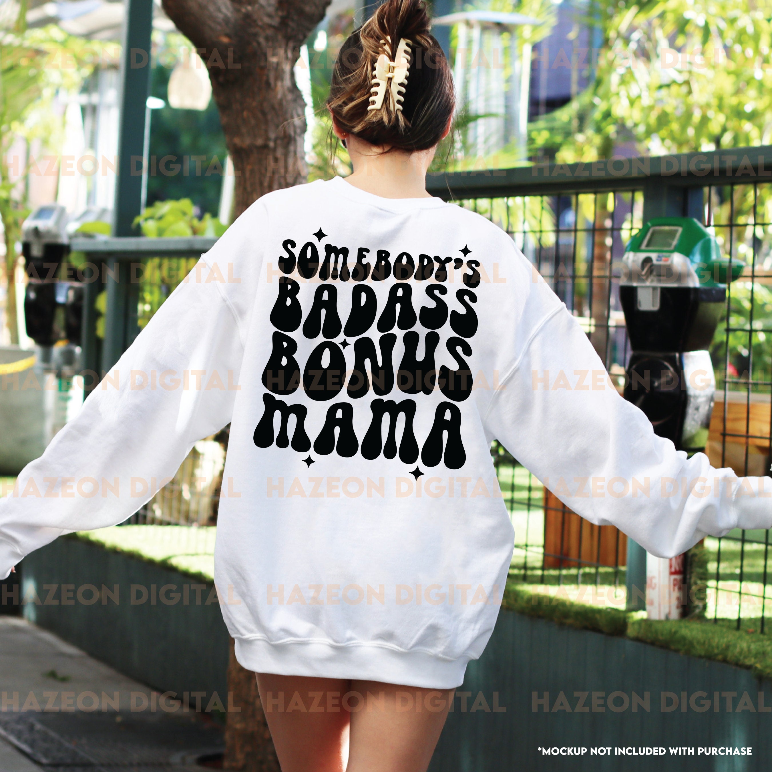 Somebodys Badass Bonus Mama SVG PNG Step Mom Funny Trendy - Etsy