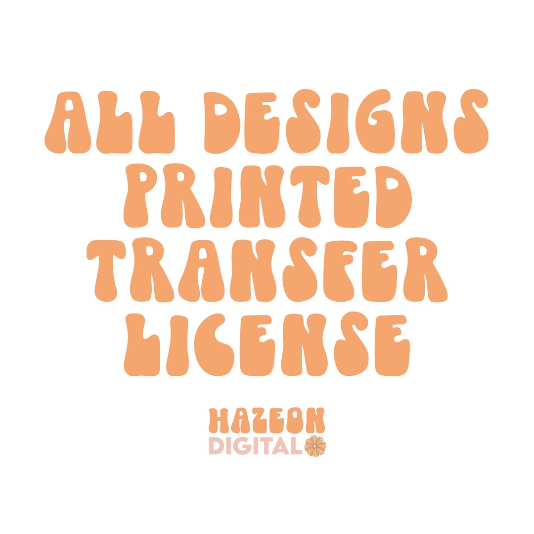 All Designs Printed Transfer License Sublimation Transfer License ...