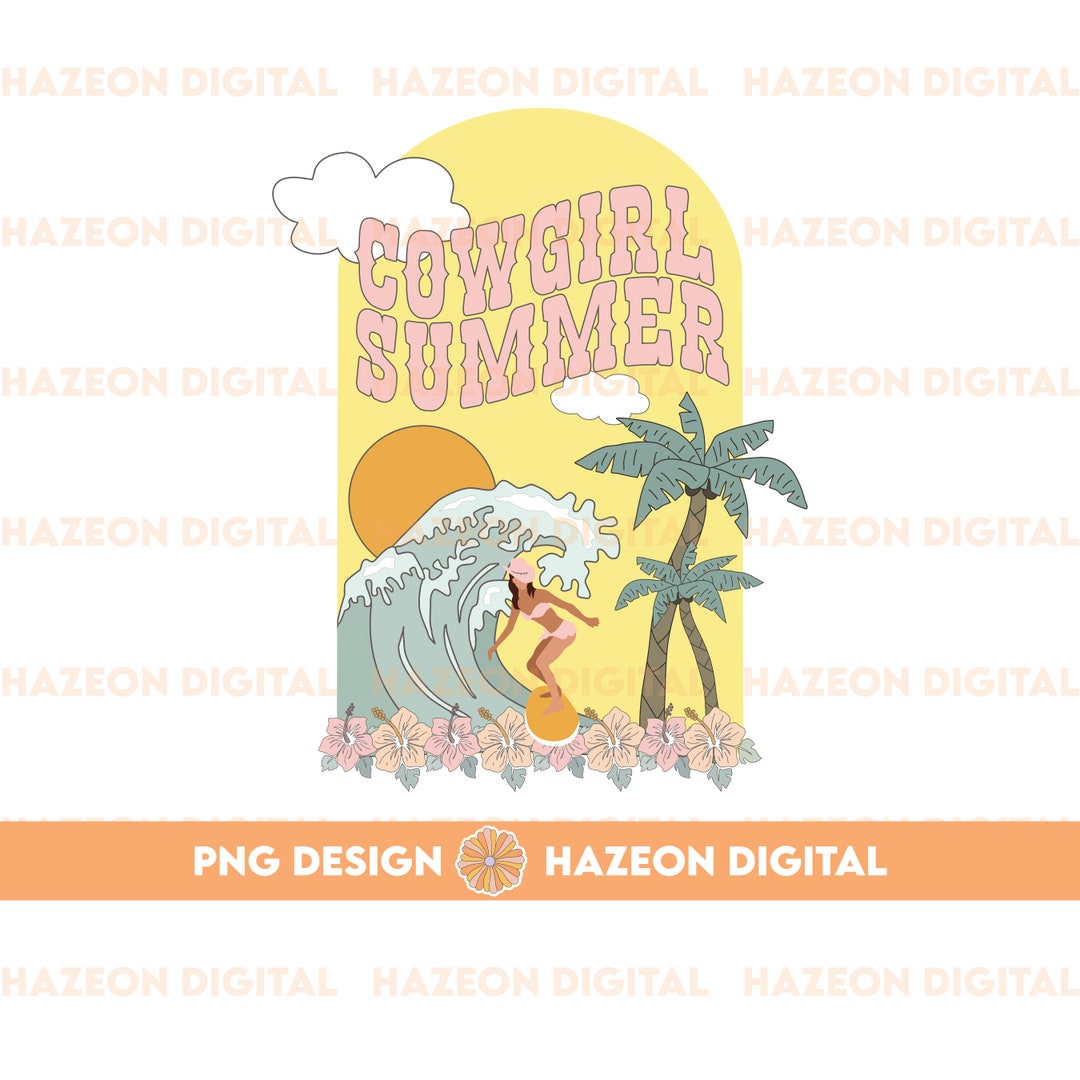 Trendy Western PNG Coastal Cowgirl Summer Retro Png Country Music Png ...