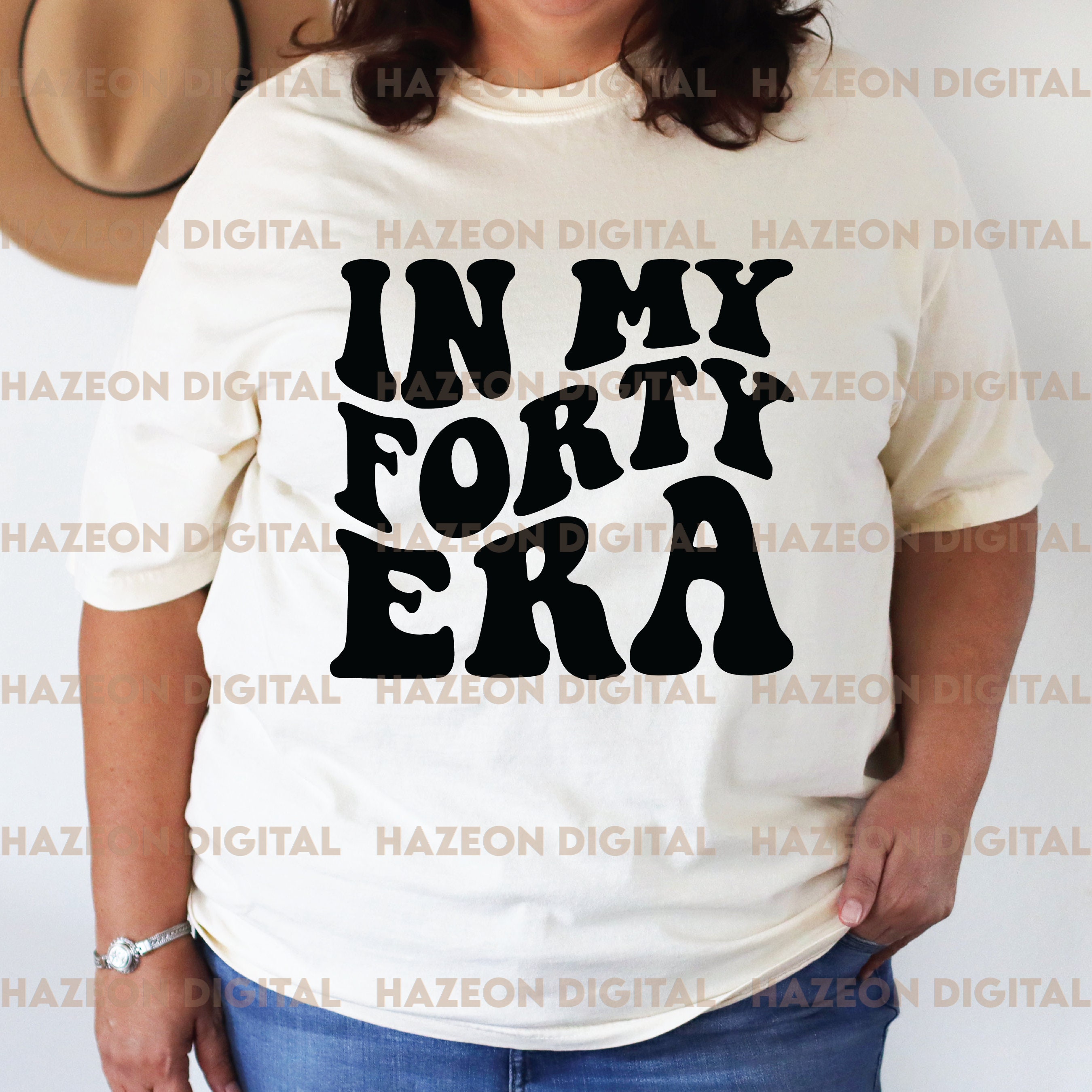 In My Forty Era SVG PNG 40th Birthday SVG Trendy Popular Wavy - Etsy