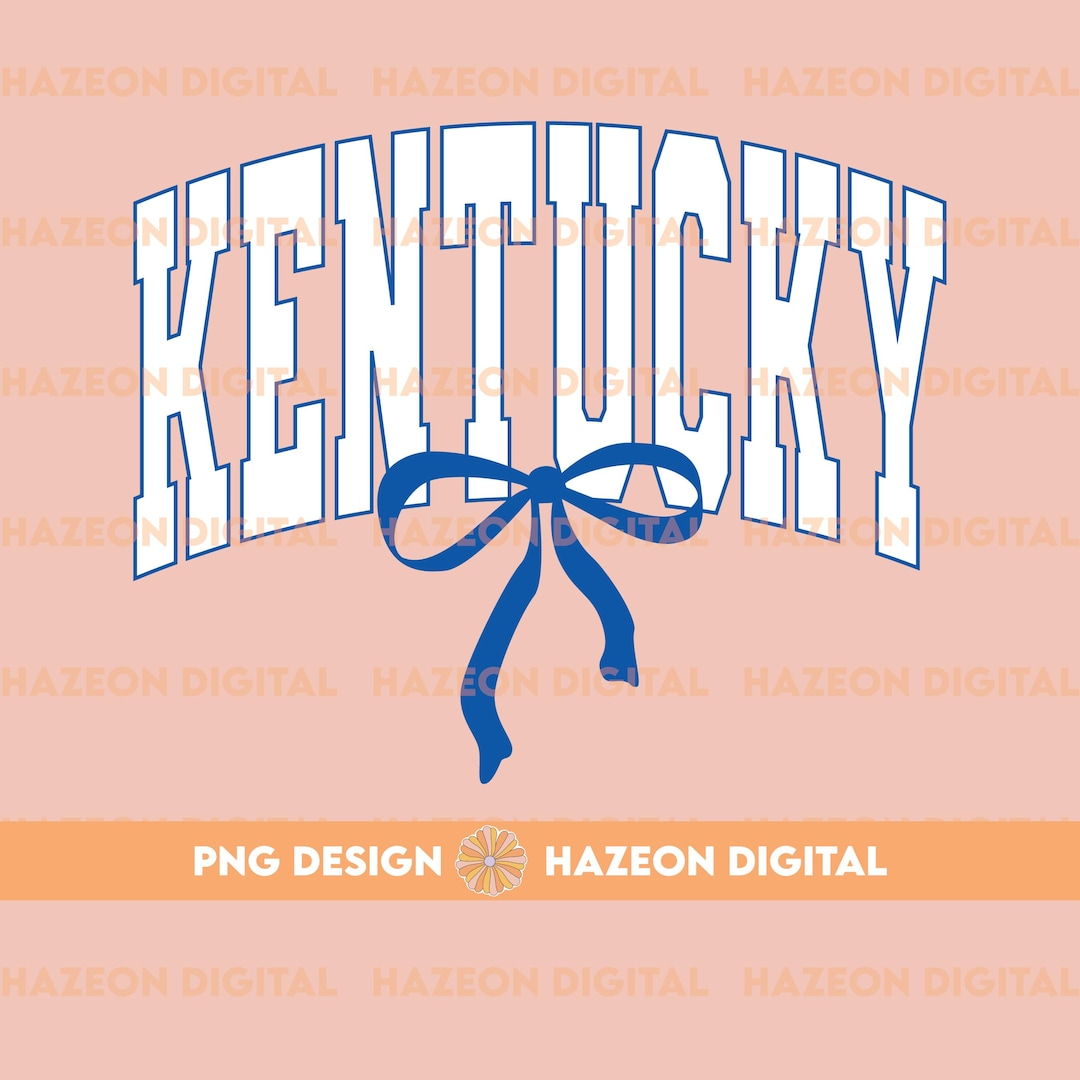 Kentucky Coquette Trendy Retro PNG Kentucky Varsity Popular Aesthetic ...