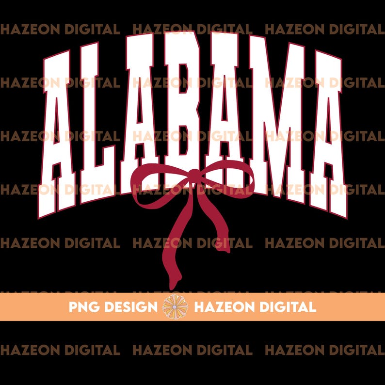 Alabama Coquette Trendy Retro PNG Alabama Varsity Popular Aesthetic ...