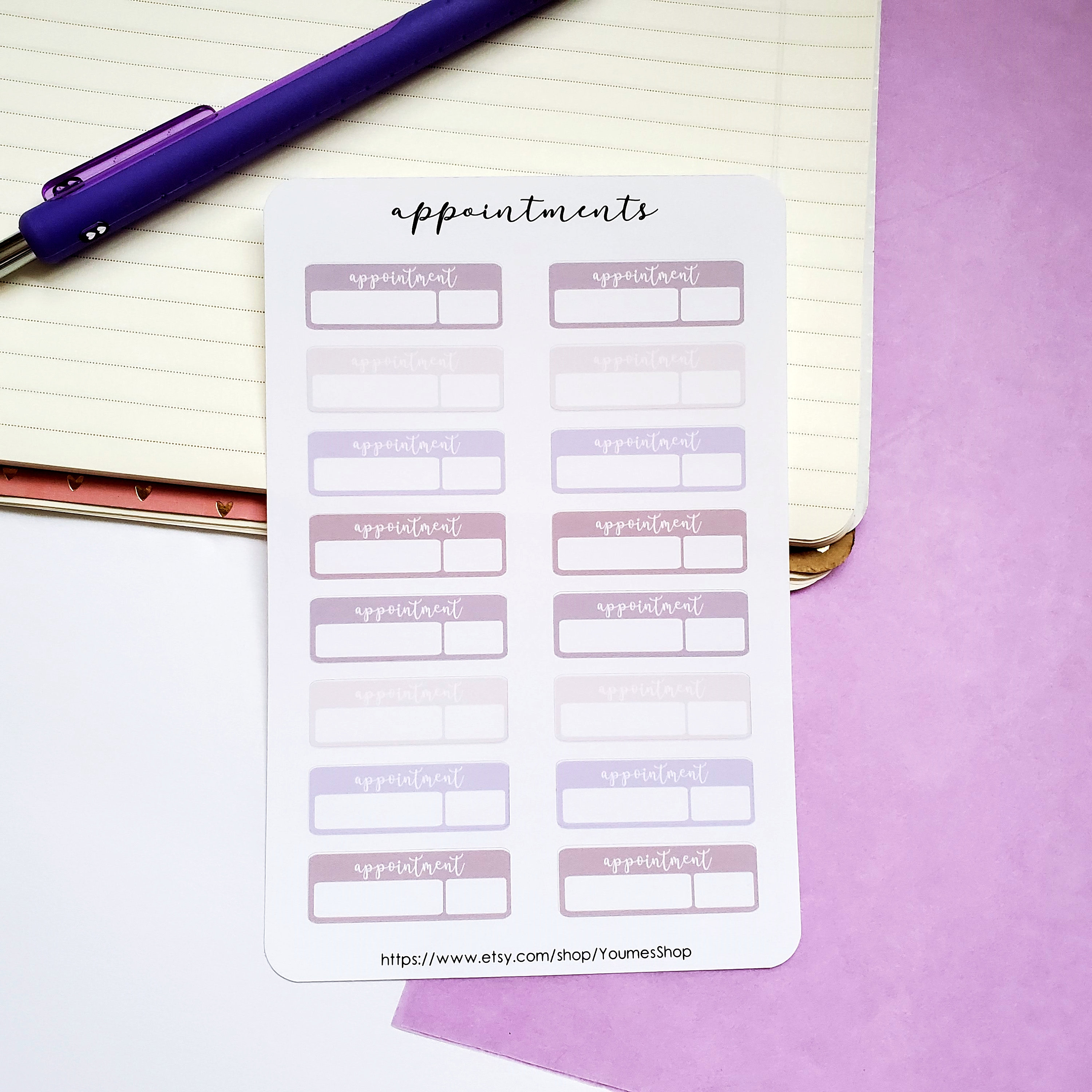 Appointment Reminder Planner Stickers - Etsy