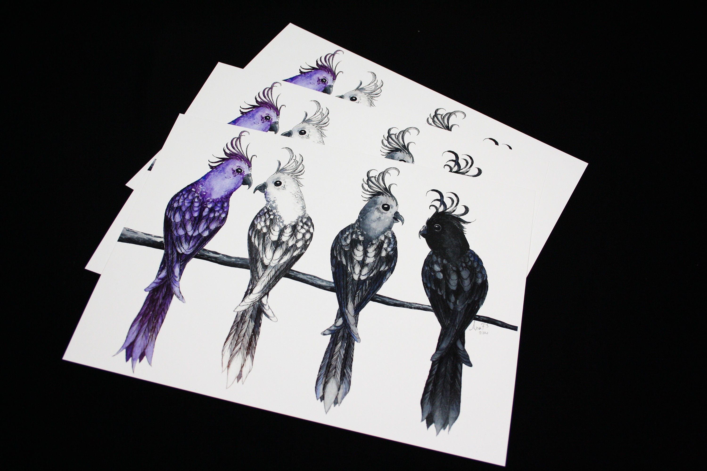 LGBT Pride Flags Watercolor Birds Art Prints - Etsy