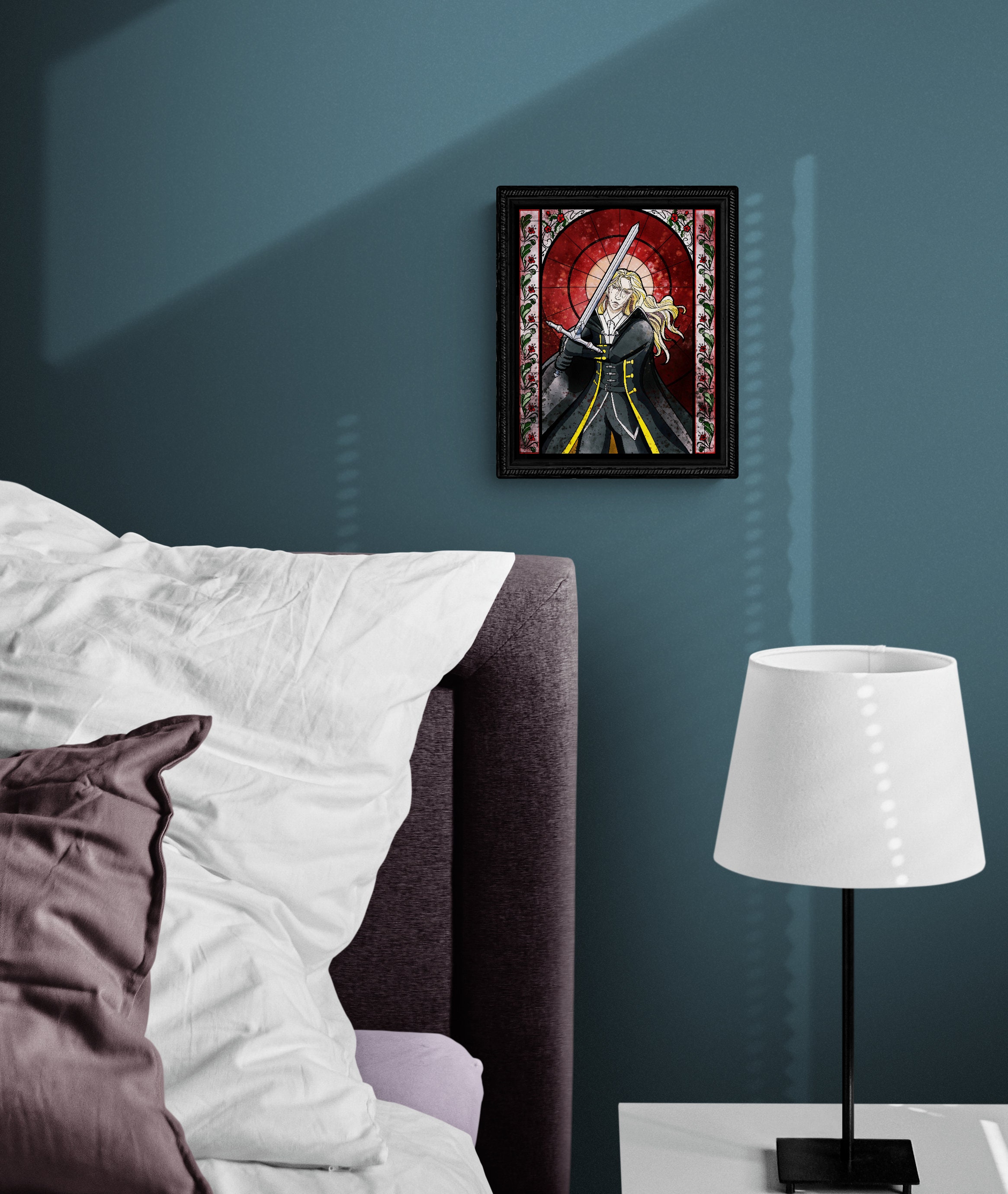 Castlevania Fanart Alucard Poster Digital Art Stained - Etsy