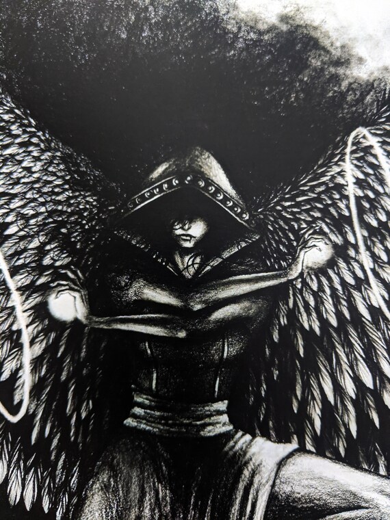 Dark Angel Warrior Drawings