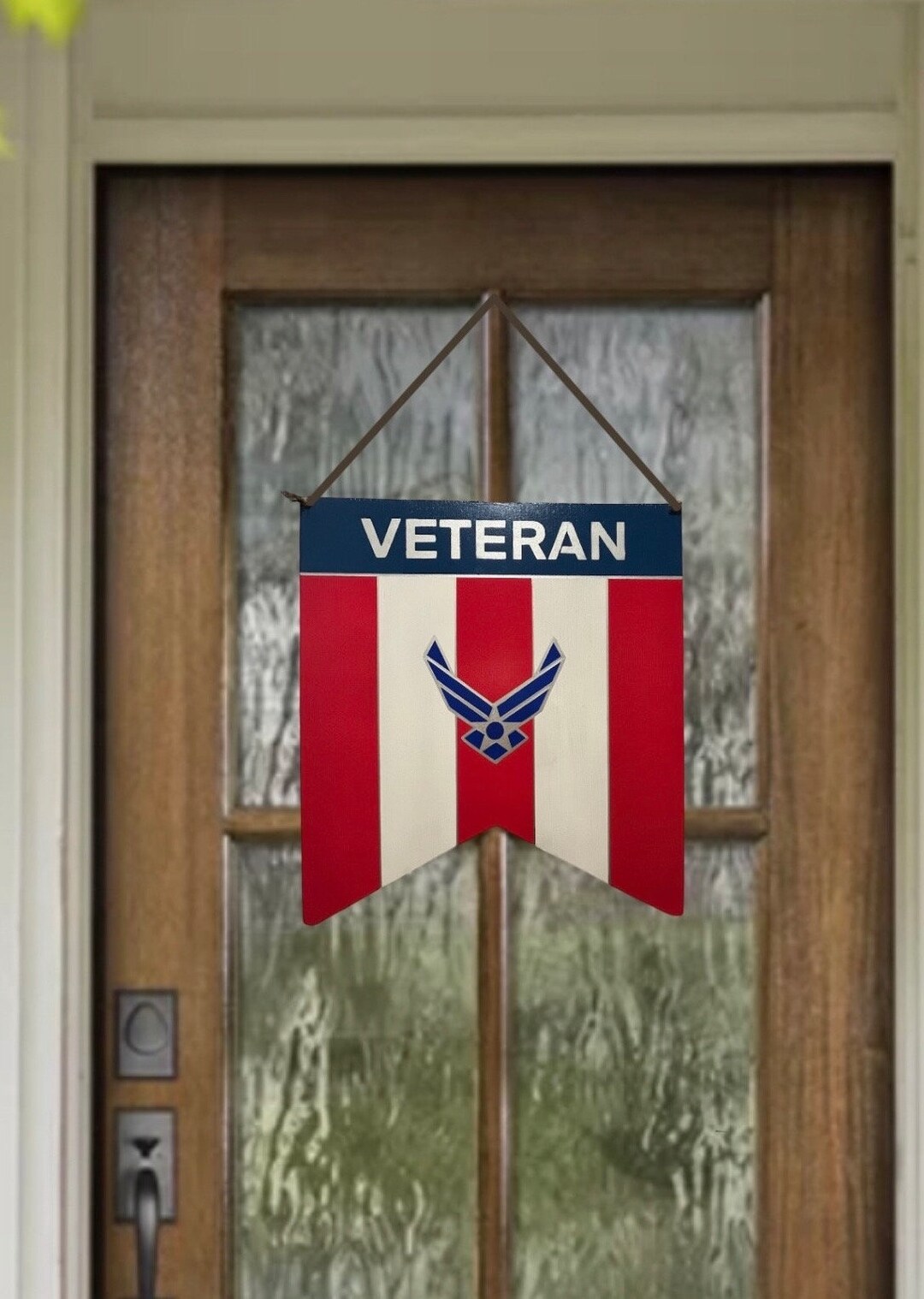 Veteran Door Hanger Veteran Wall Sign Air Force Door Hanger - Etsy
