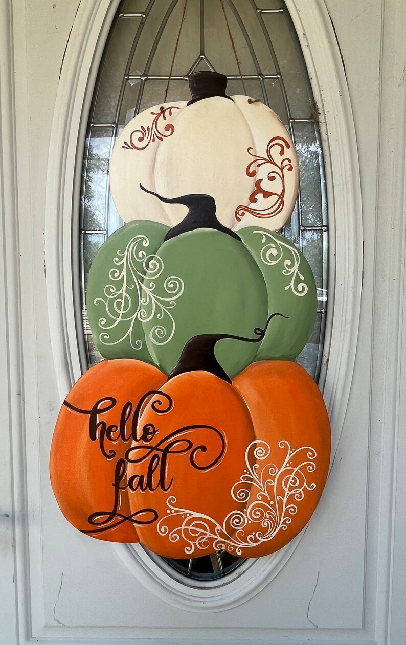 Stacked Pumpkins With Beautiful Filigree Details Three - Etsy