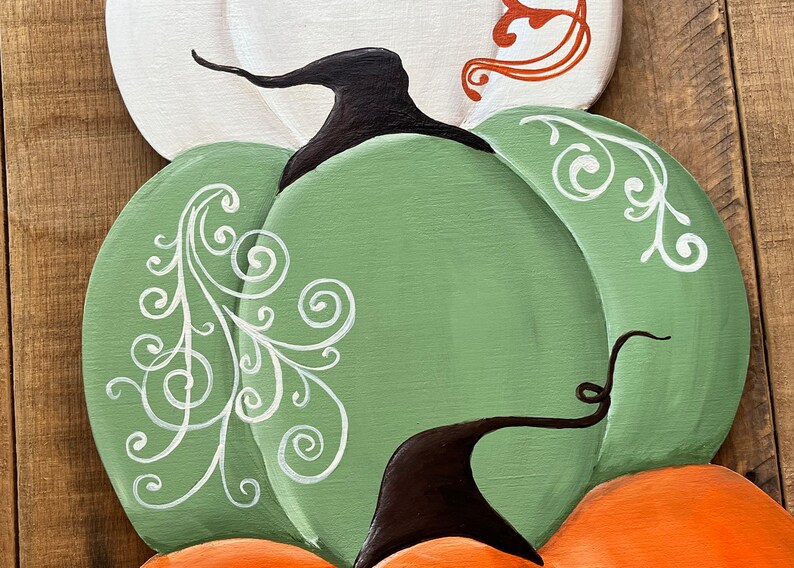 Stacked Pumpkins With Beautiful Filigree Details Three - Etsy