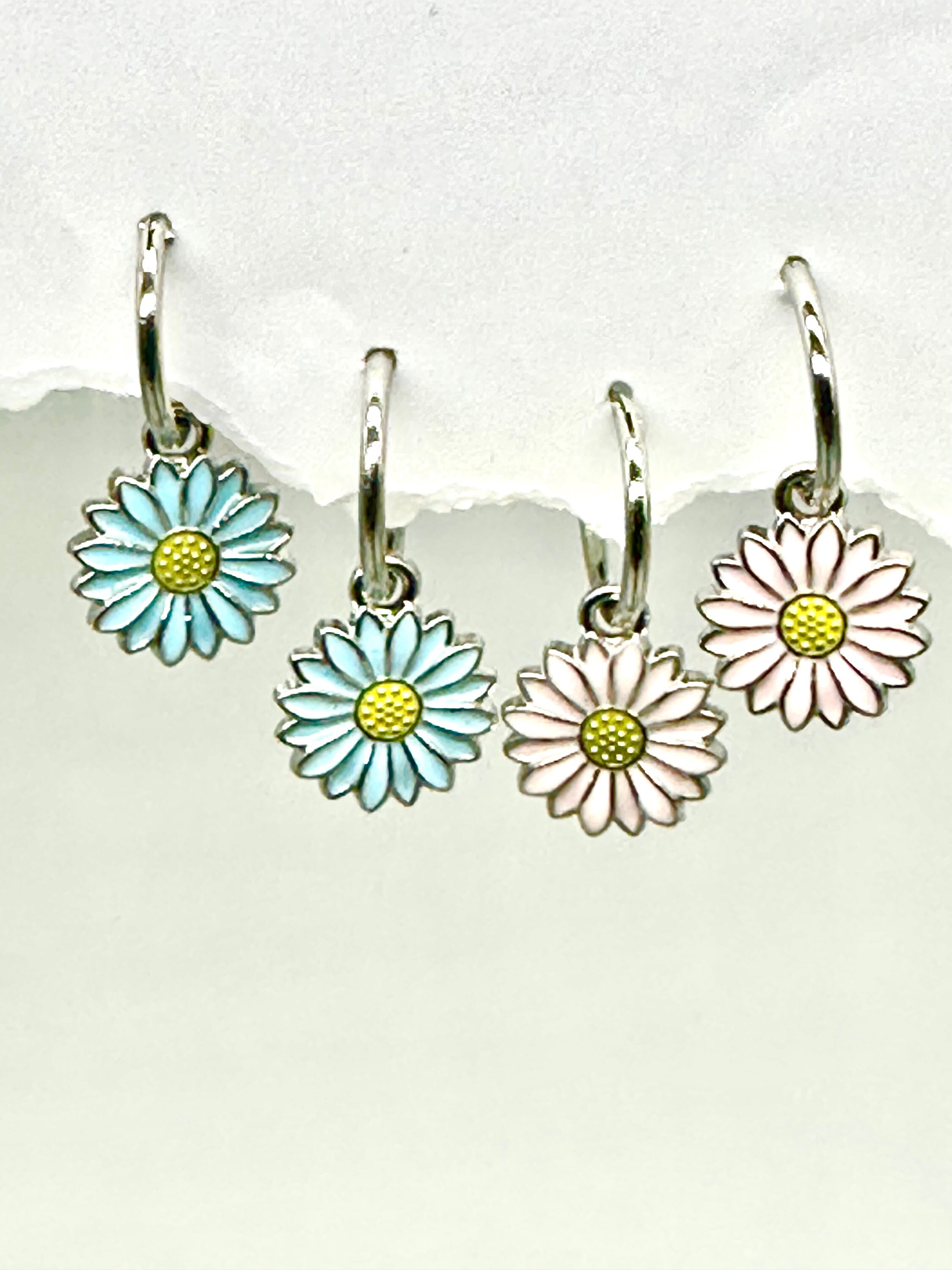 Mini Summer Flower Earring Set, Flower Earrings, Small Flower Earrings ...