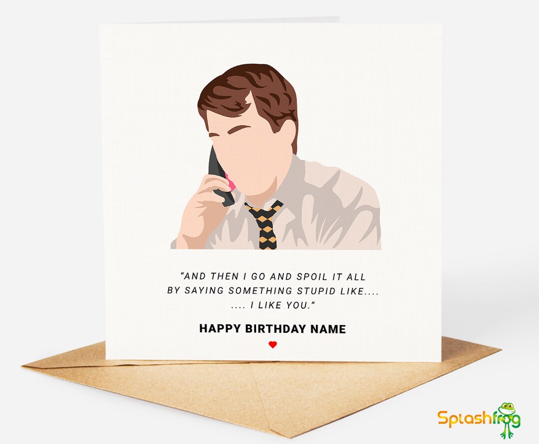 Mark Corrigan Birthday Card Personalised Card Greetings - Etsy