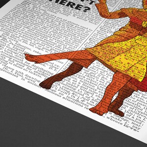 Fox Dictionary Art Print Poster Page Quote Nursery Art - Etsy