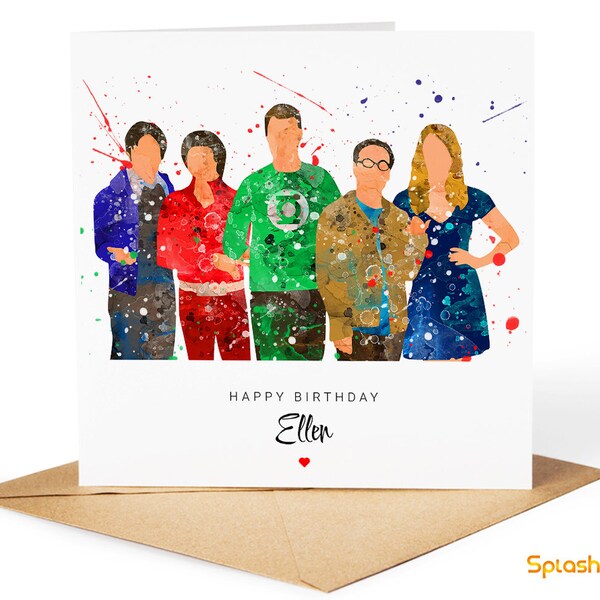 Big Bang Theory Card - Etsy UK