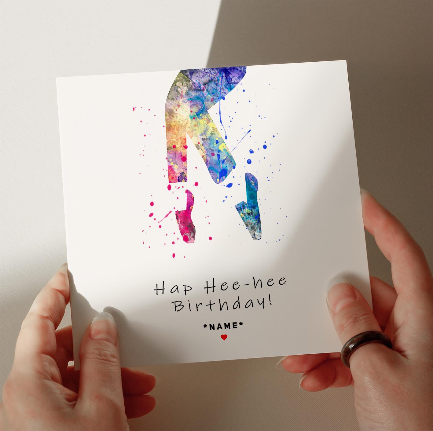 MJ Birthday Card, Personalised Card, Greetings Card, Card for Son, Card ...