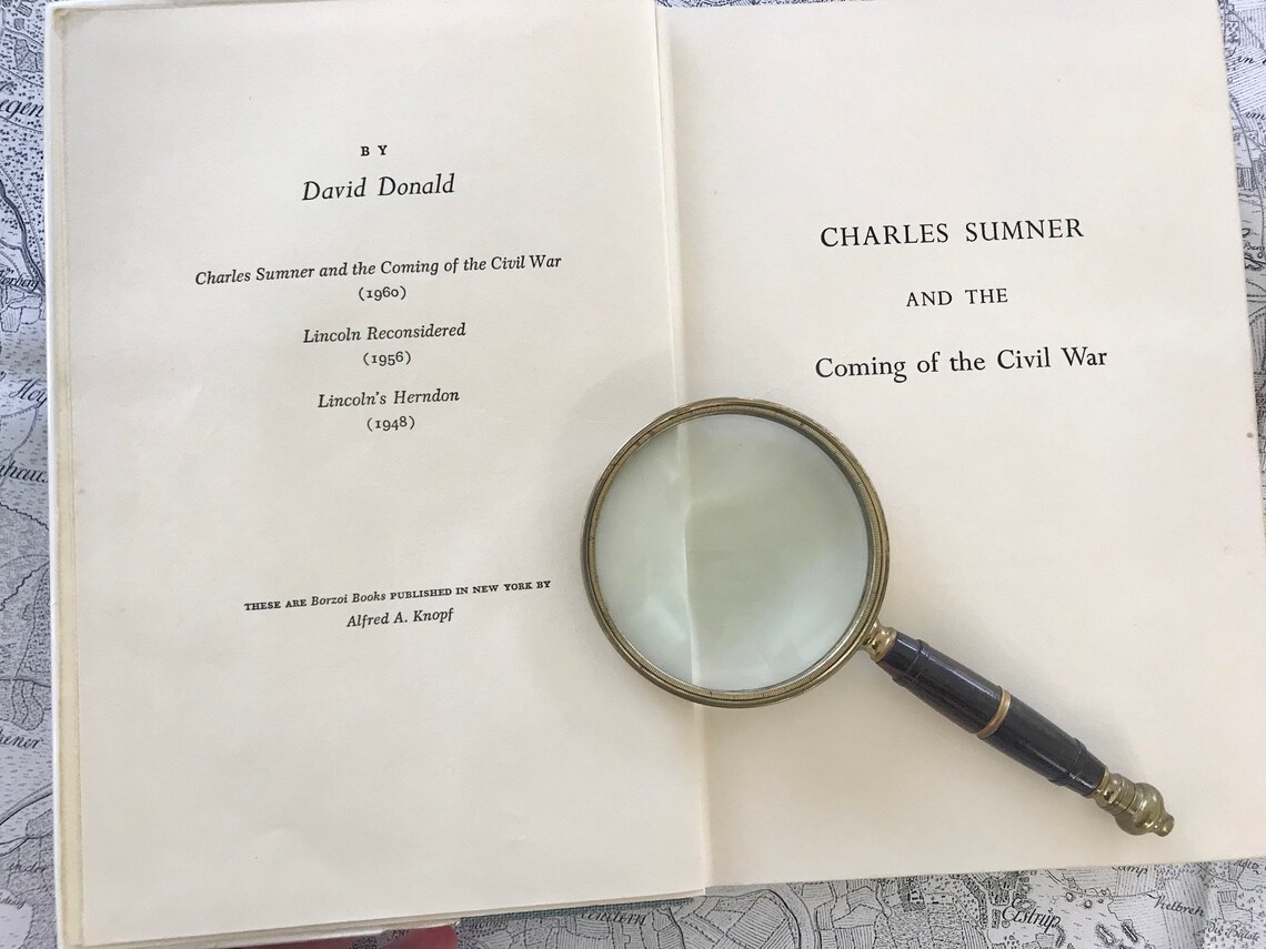 Charles Sumner and the Coming of the Civil War . by David Donald - Etsy
